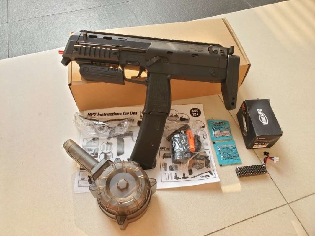 Promo Mainan Toy Gun Gel Blaster Mp7 Gen 3 Wgg Diskon 23% Di Seller ...