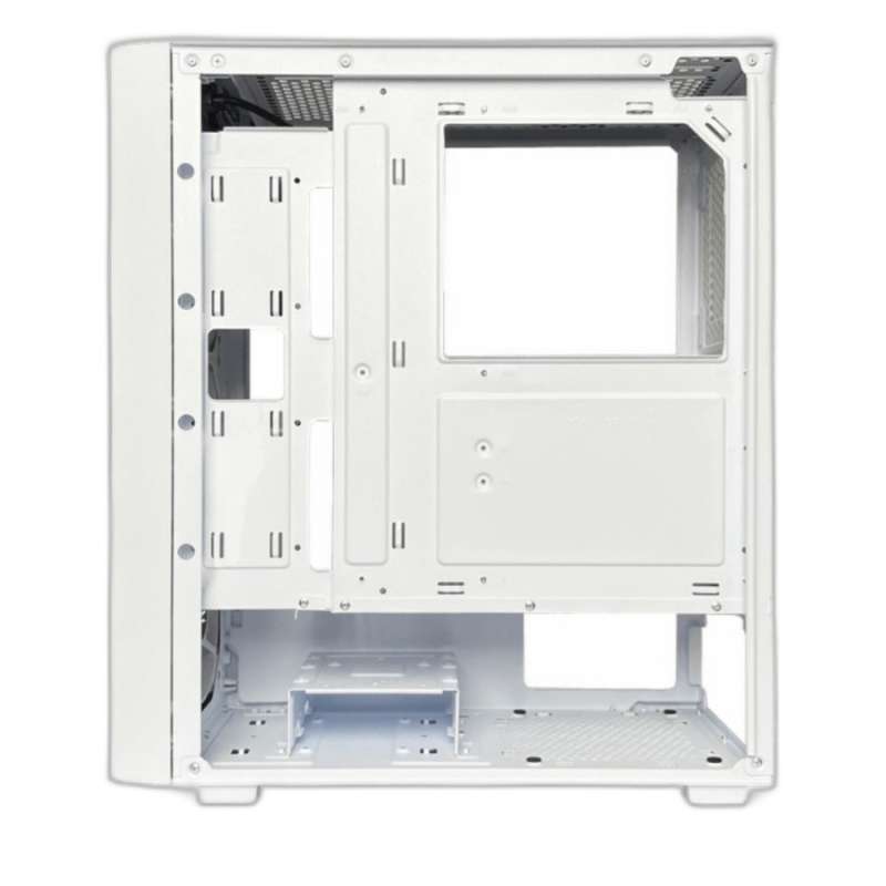 Jual Casing Pc Cube Gaming Stark Free 3fan Rgb White Atx Tempered Glass ...