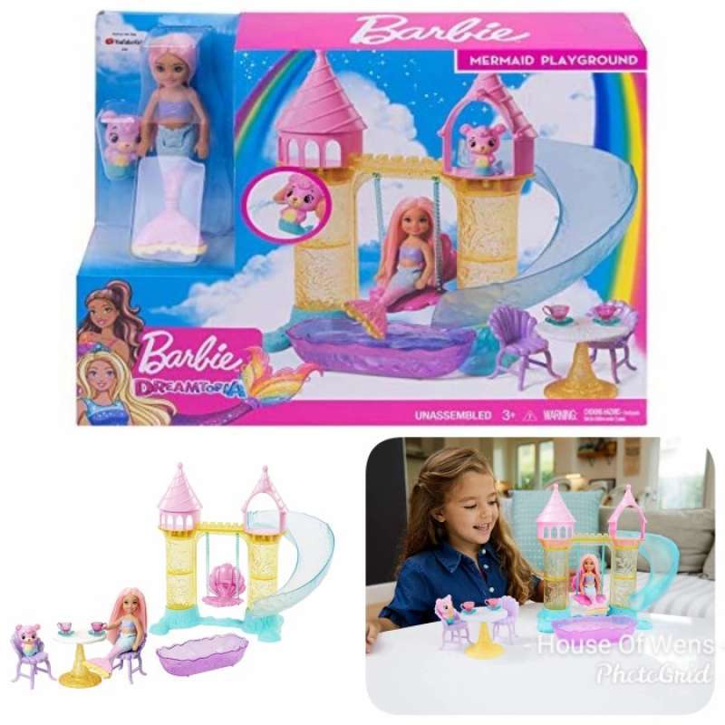 Promo Barbie Dreamtopia Mermaid Playground Diskon 23% Di Seller ...