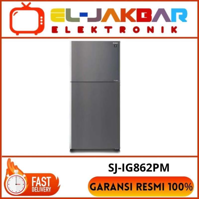 Jual Sharp Sj-ig862pm-sl Sjig862pmsl Kulkas 2 Pintu Ion Plasma 613l Di Seller El-jakbar ...