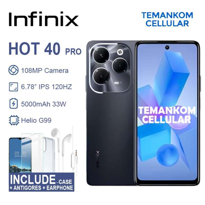 Jual Infinix Hot 40 Pro Nfc 16gb Ram 8/256 8gb+8gb Extended Ram 256gb Garansi Resmi Di Seller ...
