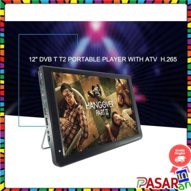Promo Portable Tv Monitor Rechargeable Digital Analog 10-12 Inch-tv ...