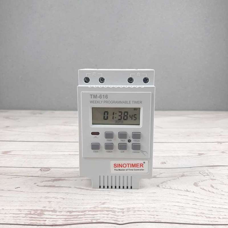 Promo Sinotimer Power Timer Programmable Time Switch Relay 220v 30a