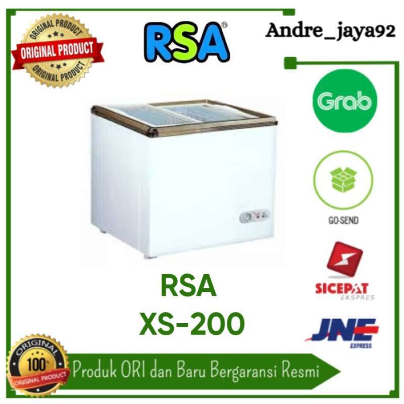 Jual Sliding Flat Glass Freezer Box Kaca Sliding Flat Rsa Xs-200 Di ...
