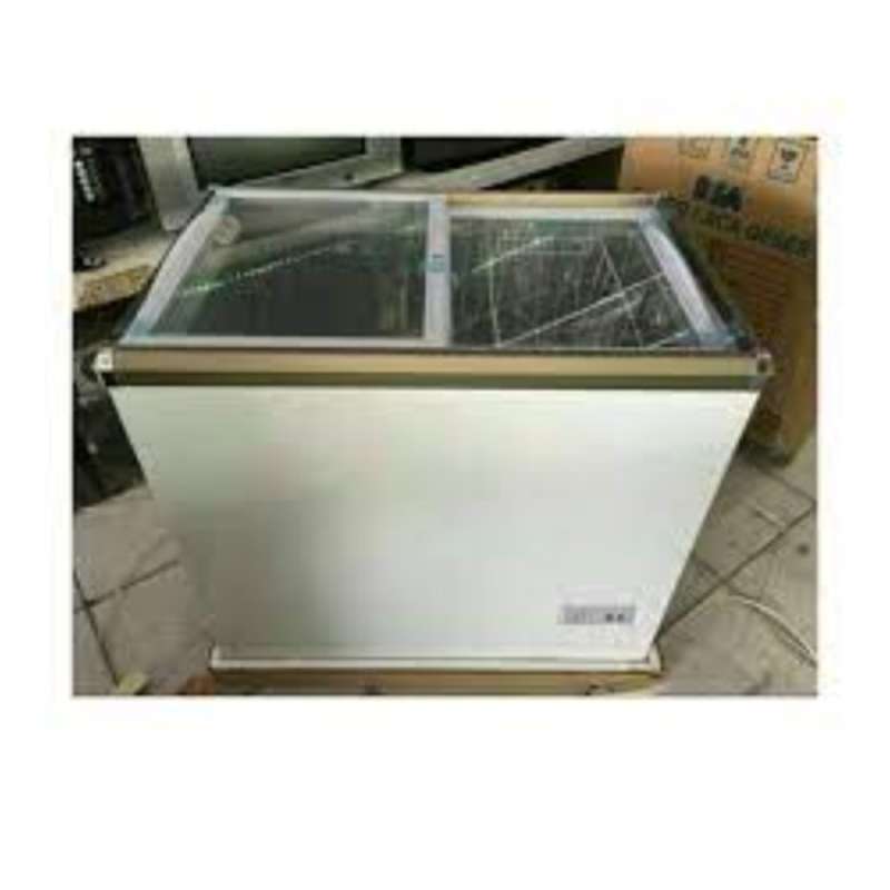 Jual Sliding Flat Glass Freezer Box Kaca Sliding Flat Rsa Xs-200 Di ...