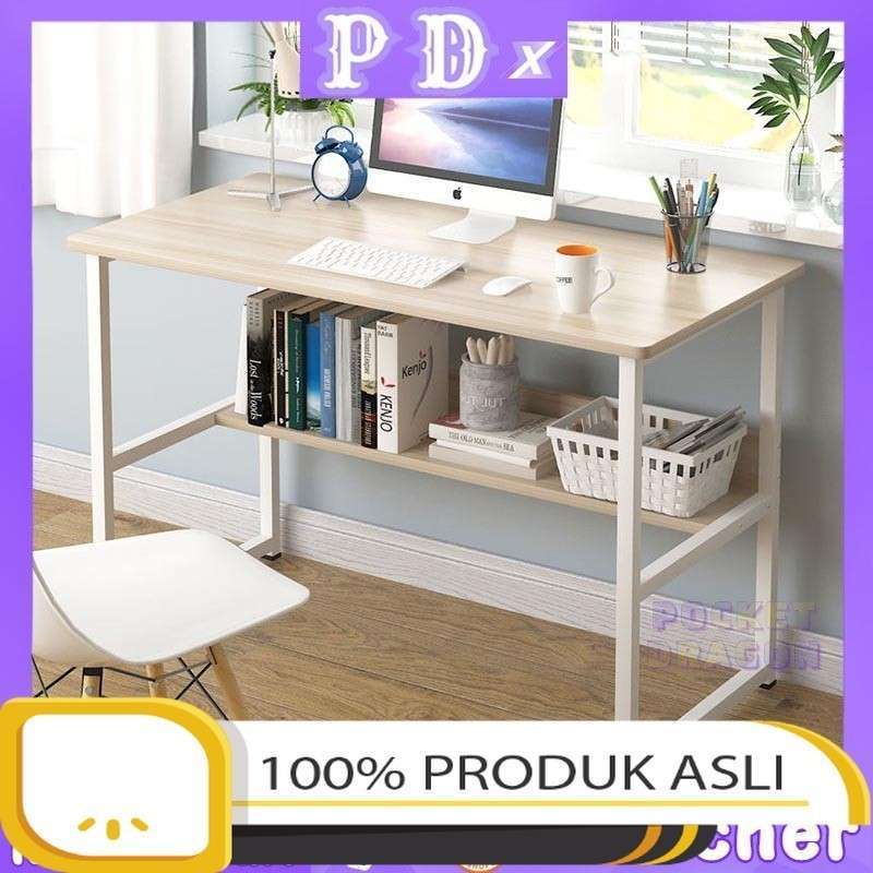 Promo Meja Kantor Meja Komputer Meja Kerja Mej - A150(100*45cm) Diskon ...