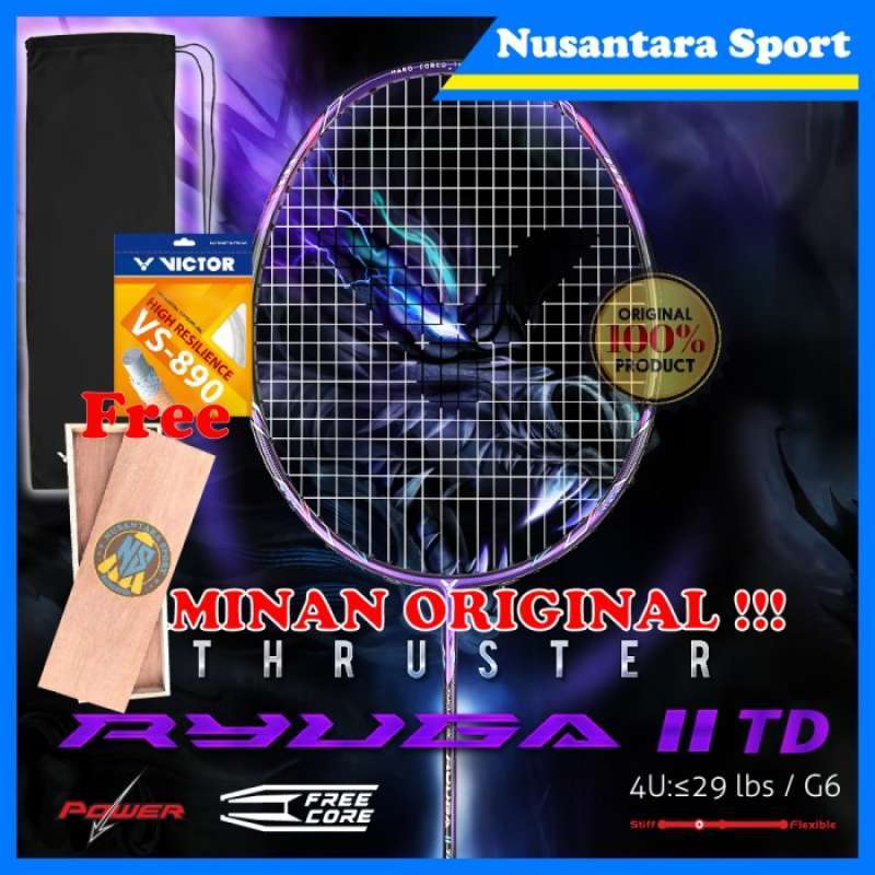 Jual Raket Badminton Victor Thruster Tk Ryuga Tk-ryuga Ii 2 Td J ...