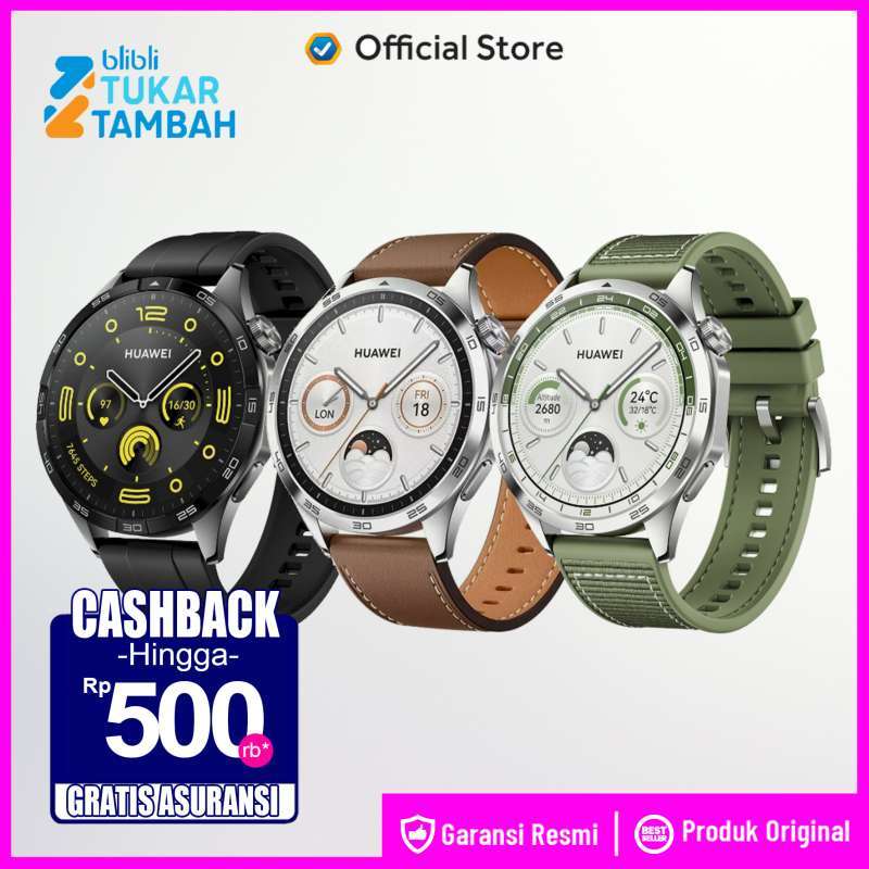 Jual Huawei Watch Gt4 41mm 46mm Garansi Resmi Gt 4 - 41mm Silver Di ...