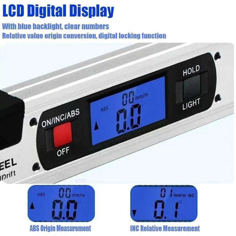 Jual Kaisi Waterpass Inclinometer Digital Level 90 Degree 400mm ...