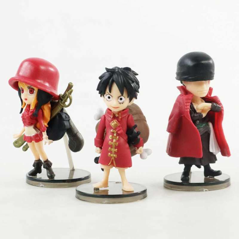 Jual Mainan Action Figure One Piece The Straw Hat Pirates 9 Pcs Jjk ...