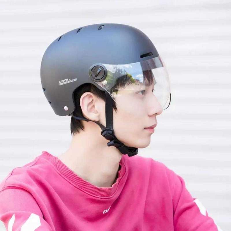 Jual Himo K1m Helm Sepeda Breeze Riding Helmet Visor Lens Helm Tod ...