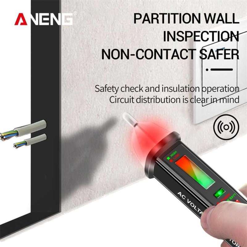 Jual Tespen Tester Pen Non Contact Ac Voltage Detector 12 1000v Vc1015 ...