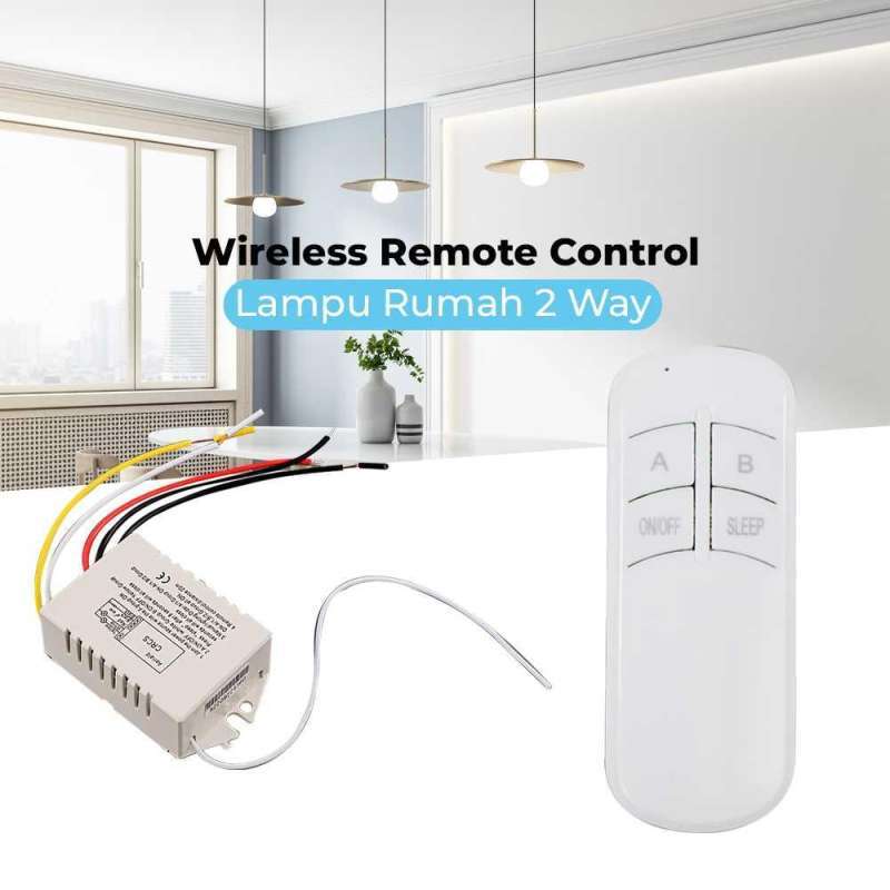 Jual Wireless Remote Control Lampu Rumah 2 Way Yam802 Sakelar Listrik ...