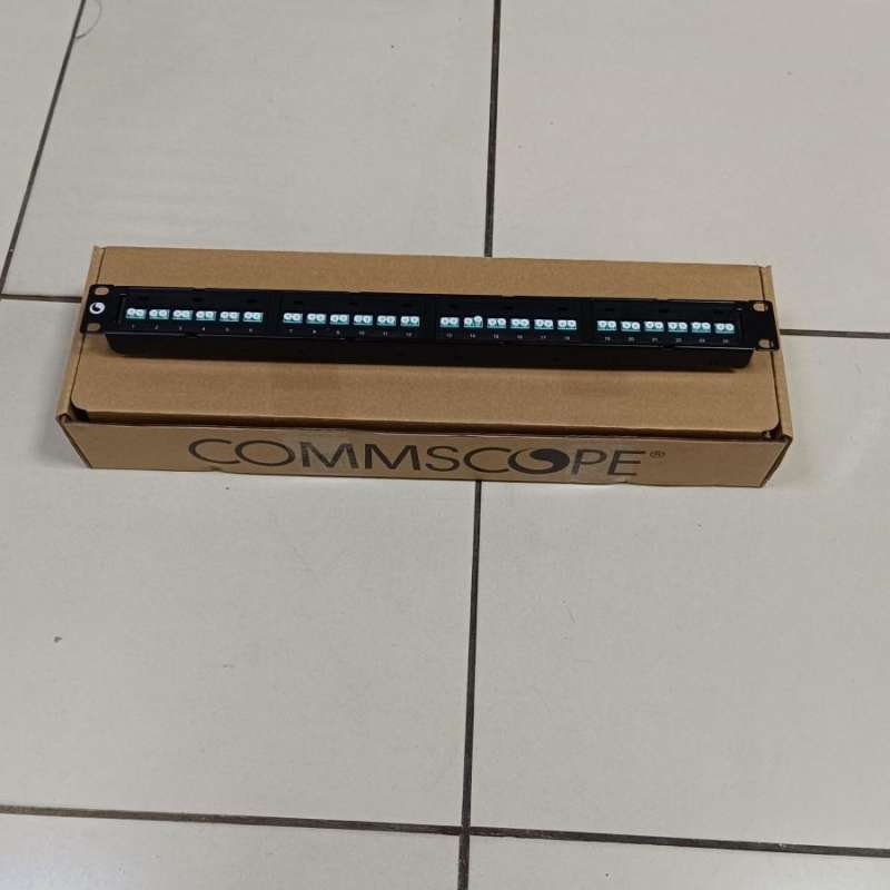 Jual Patch Panel Fiber Optik Commscope 24 Core 48 Core Lc 1 U Rack ...