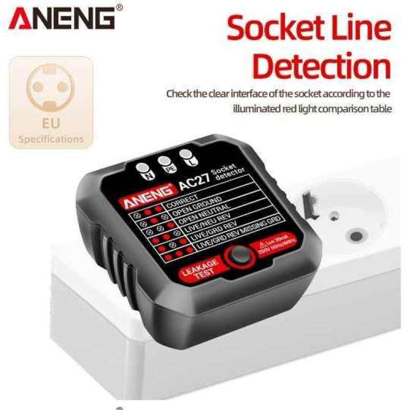 Jual Smart Socket Detector Check Voltage Ac27 Tespen Listrik Alat ...