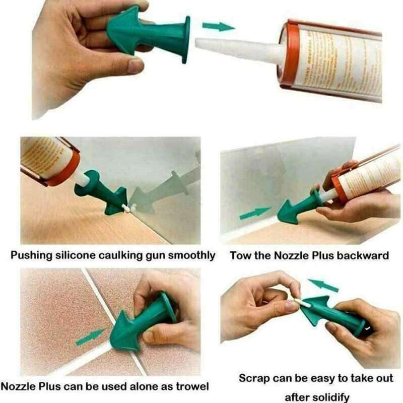 Jual Hghomeart Set Nozzle Kepala Lem Ubin Caulking Finisher Hg2598 Palu ...