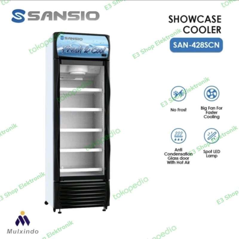 Promo Kulkas Sansio San-428scn Showcase Display Cooler San 428 Scn ...
