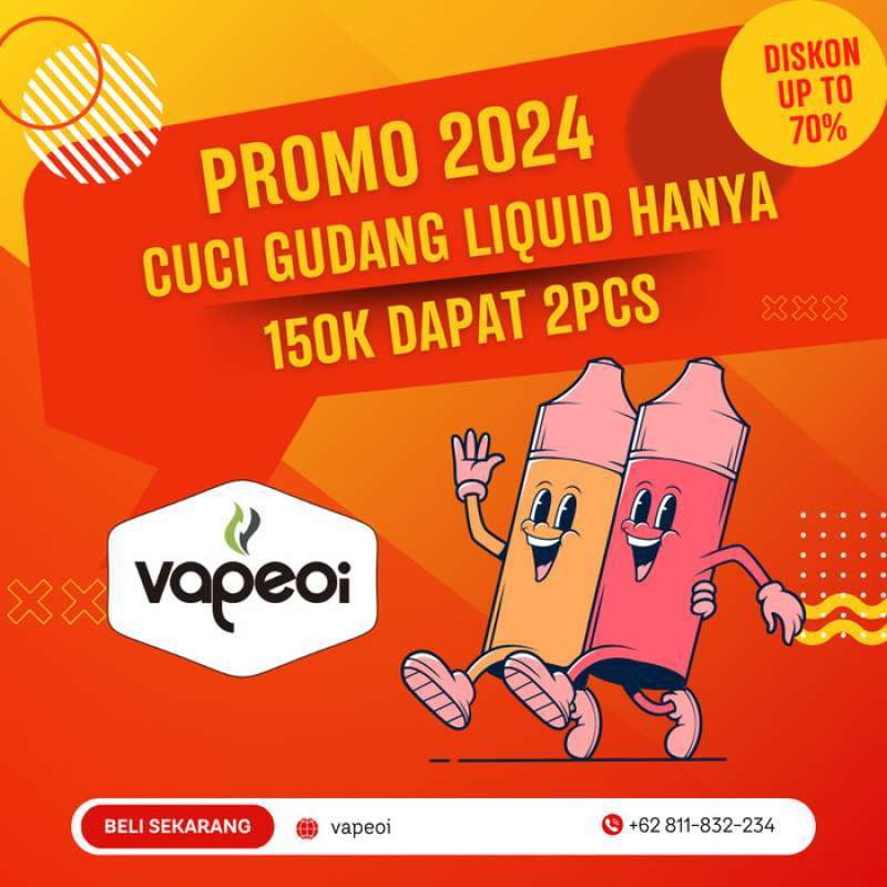 Promo Promo Cuci Gudang 2024 Liquid 60ml 150k Dapat 2 Pcs Diskon 23% Di ...