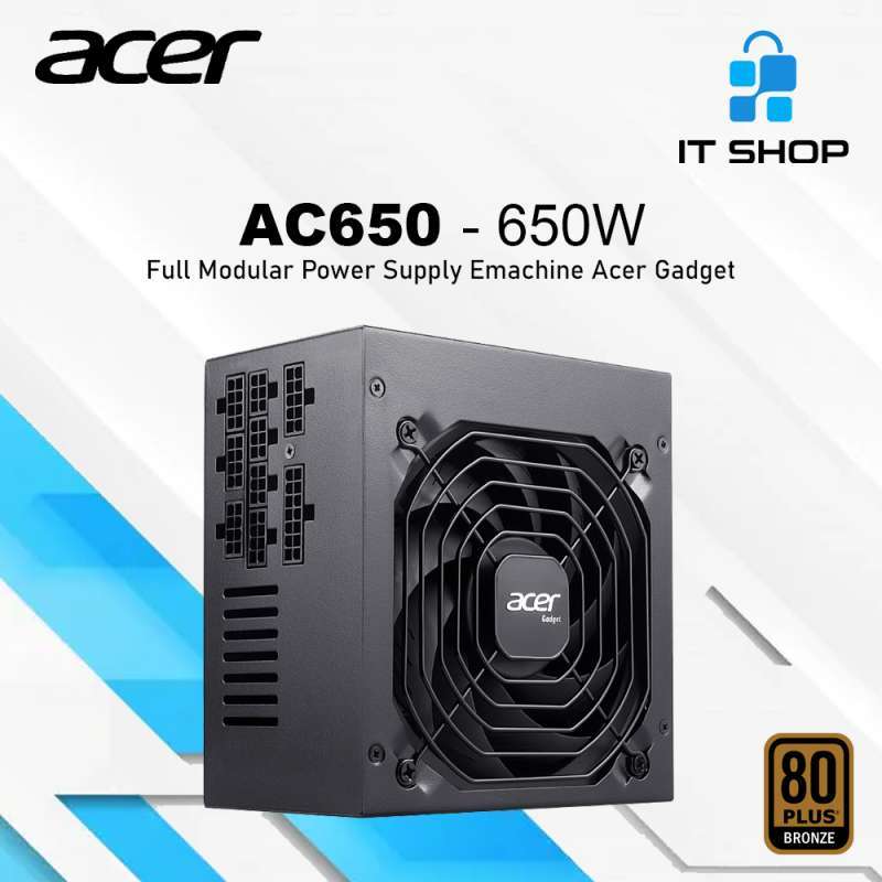 Jual Acer Power Supply Ac650 Bronze 650w Full Modular Di Seller It Shop ...