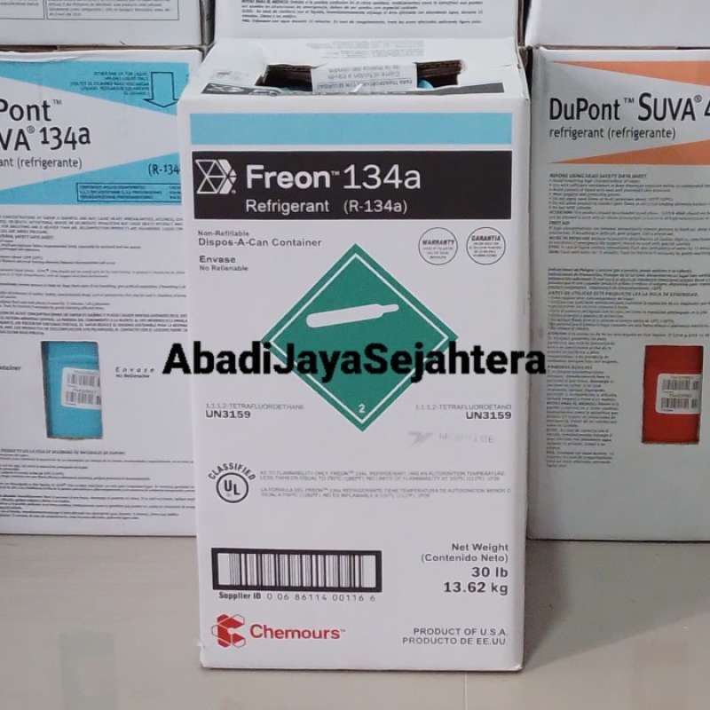 Promo Freon Chemours R134a Diskon 33% Di Seller Farwa Store - Tugu ...