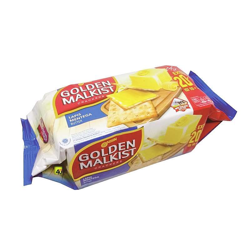 Promo Nissin - Golden Malkist Biskuit - 120g - Butter Diskon 10% Di ...