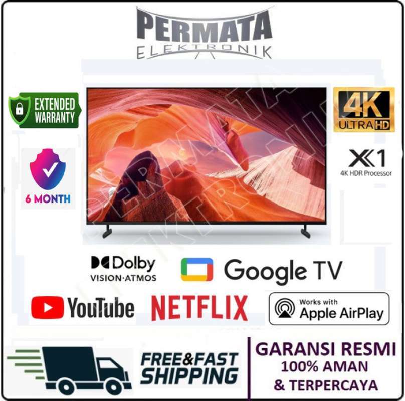Jual Sony Bravia Kd-75x80k 75 Inch 4k Uhd Smart Google Android Led Tv ...