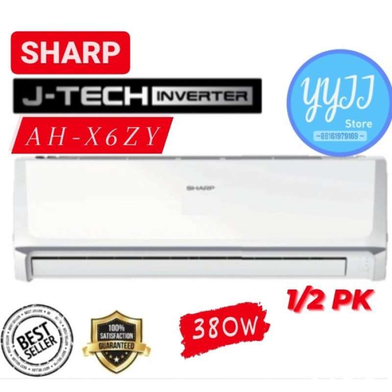 Promo Ac Split Sharp J-tech Inverter Series 1/2pk Ah-x6zy / Ah-x06zy ...