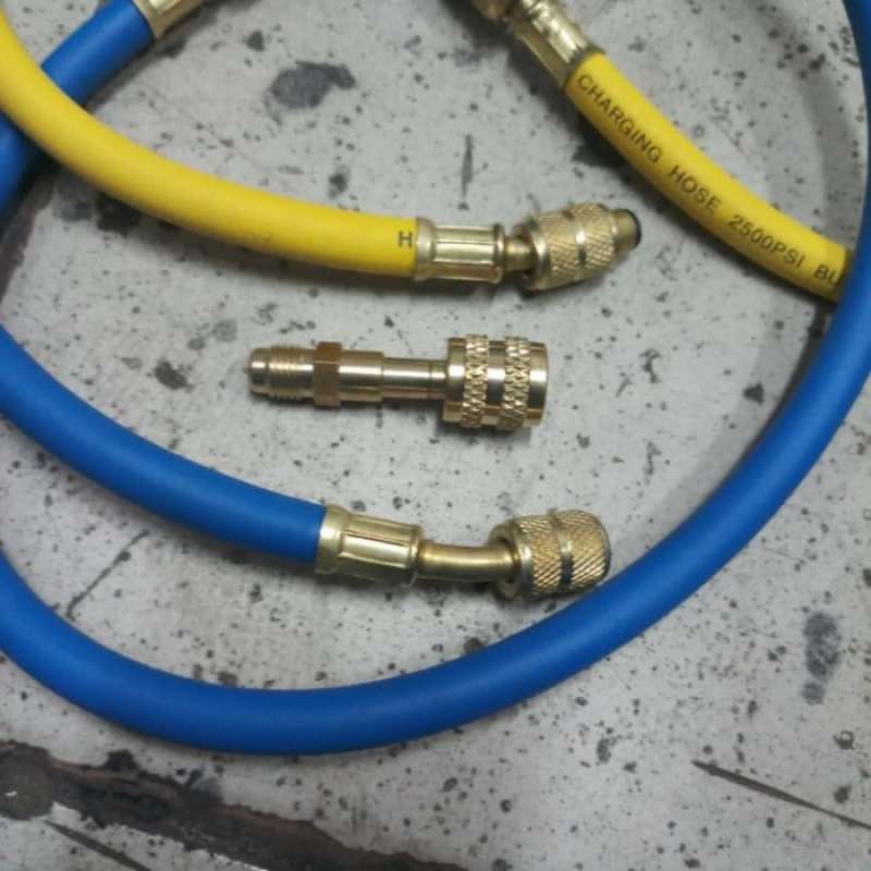 Promo Paket Isi Freon R32 R410 Manifold Single + Selang + Adaptor ...
