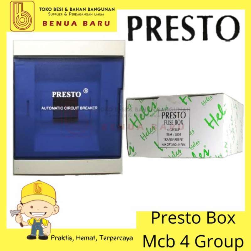 Promo Presto Box Mcb 4 Group Inbow Anam Tutup Transparant Heles Box Mcb ...