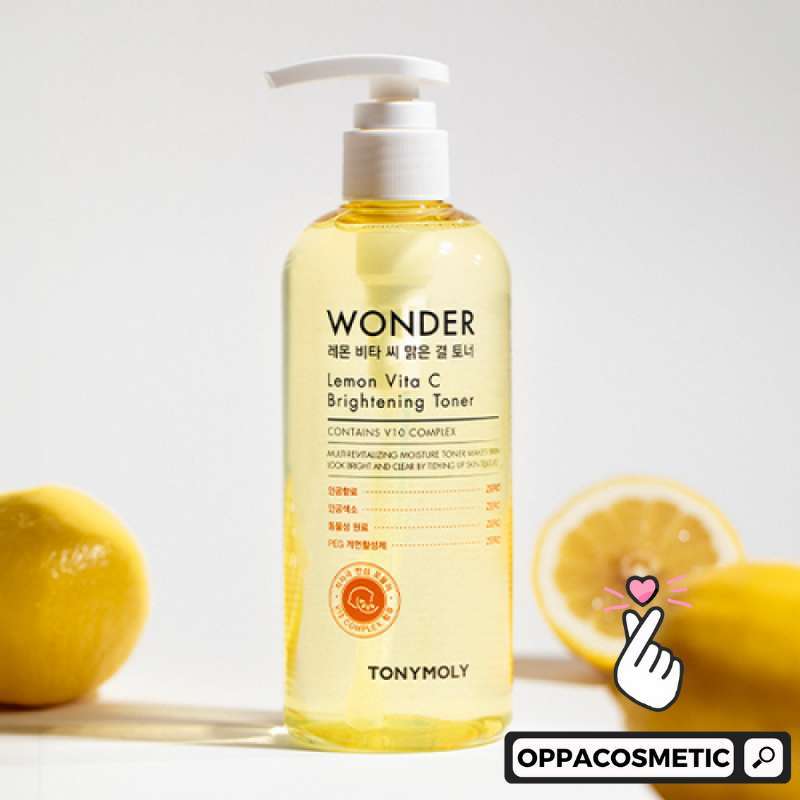 Jual Tony Moly Wonder Lemon Vita C Brightening Toner 300ml Di Seller ...