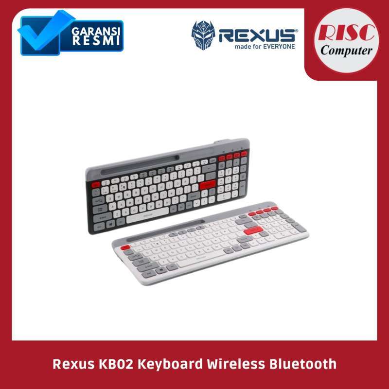 Jual Rexus Keyboard Dual Connection Mosaic Kb02 Wireless Bluetooth Di ...