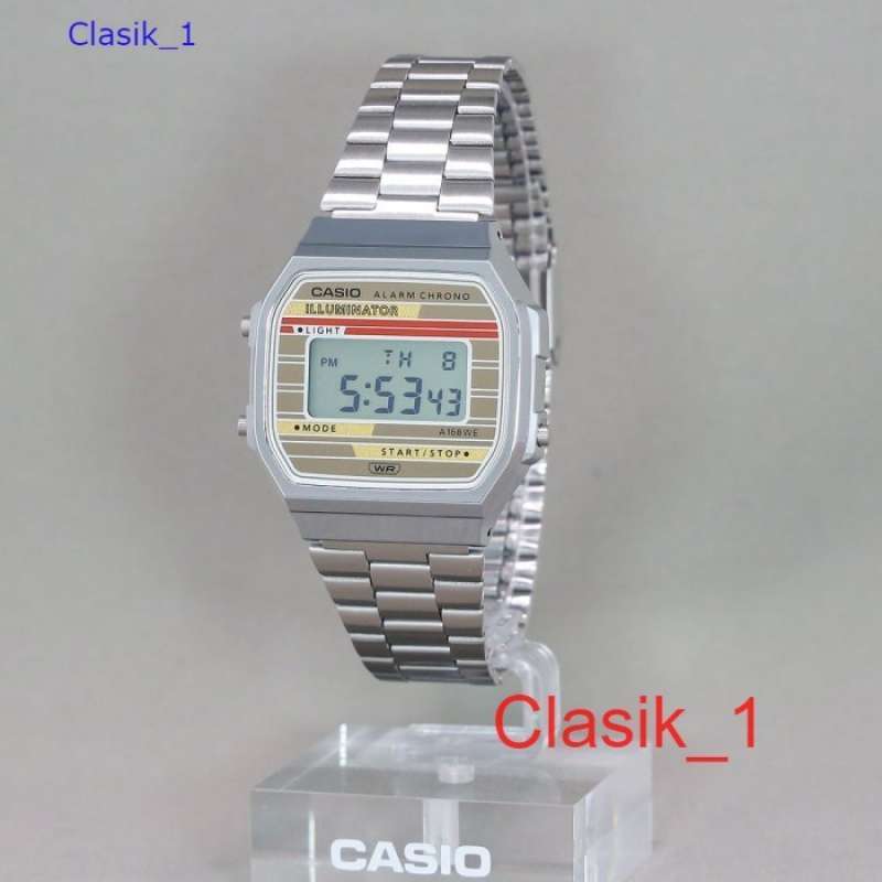 Jual Original 100%!! Casio A168weha-9adf Jam Unisex A168wa Retro ...
