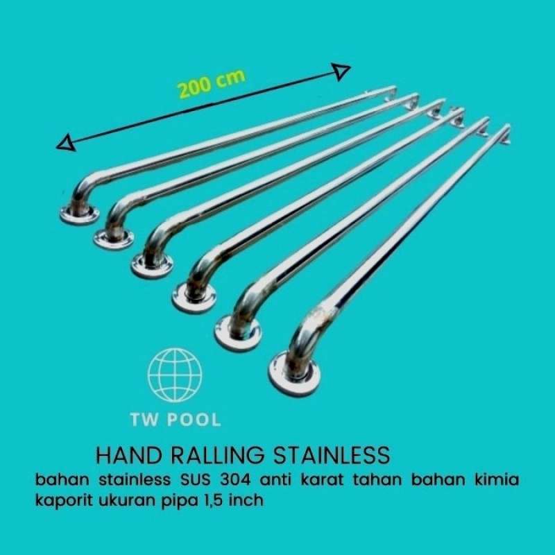 Promo Hand Ralling Kolam Renang Diskon 9% Di Seller Saquila Store ...