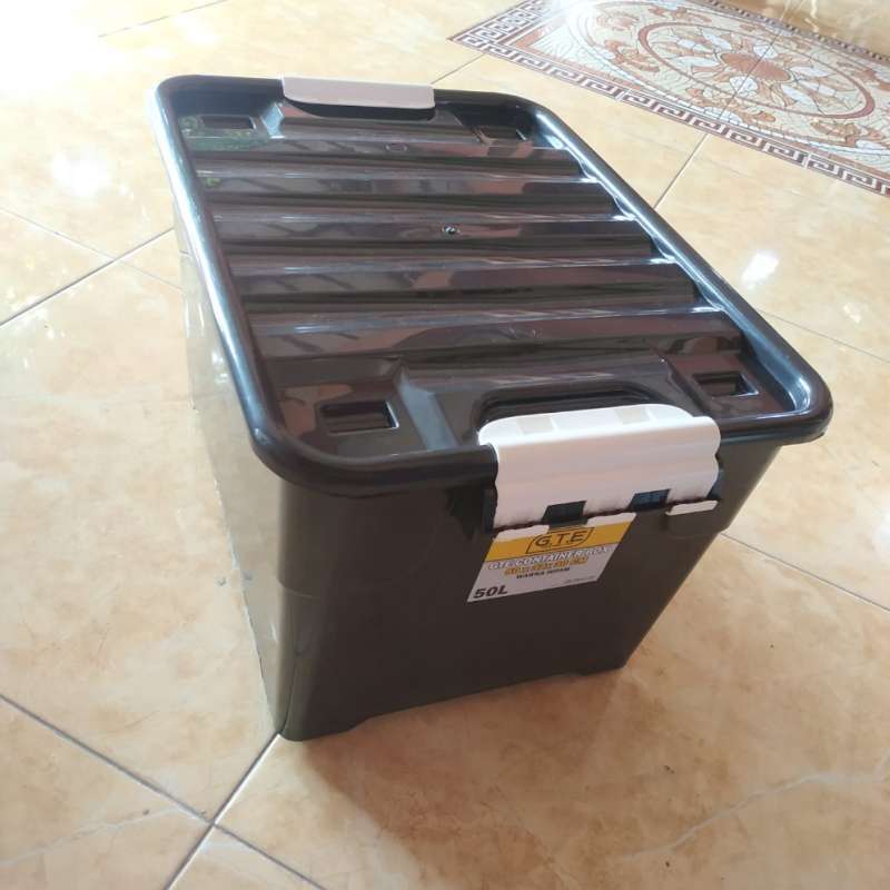 Jual Container Box | Container Box Plastik | Kotak Penyimpanan 50l Di ...