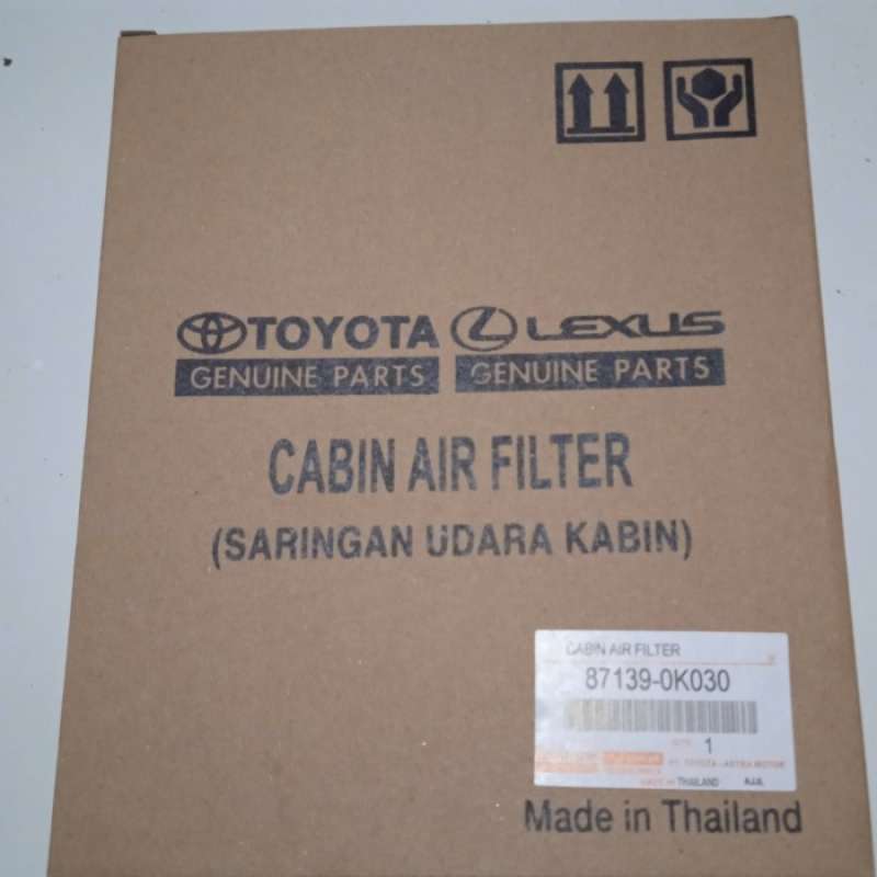 Promo Cabin Filter Ac Innova Reborn/fortuner Vrz/hilux Revo 87139-0k030 ...