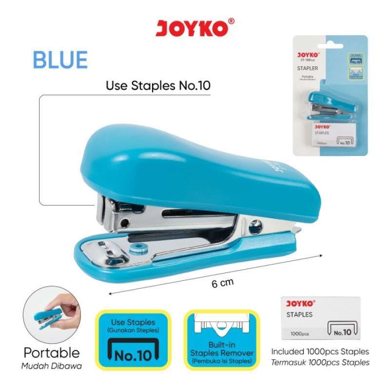 Jual Stapler Dan Staples Isi Jepretan Joyko St-18 1 Set ( Stepler + Isi ...