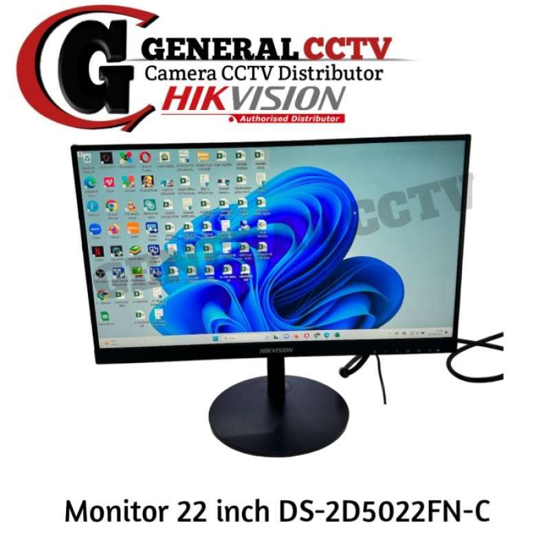 Promo Monitor 21.5 Inch Monitor Hikvision Ds-d5022qe-cctv Diskon 23% Di ...