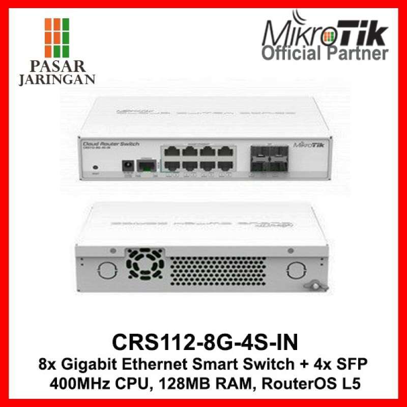 Promo Mikrotik Crs112-8g-4s-in Cloud Router Switch Layer3 8port Gigabit ...