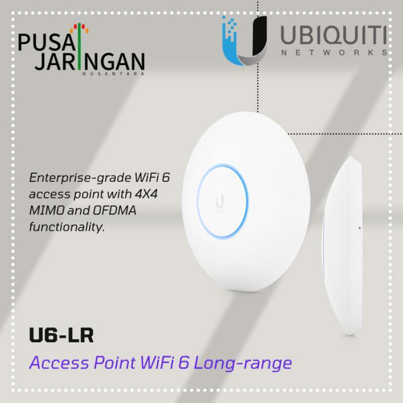 Promo Ubiquiti U6-lr Access Point Wifi 6 Long-range Unifi 6-lr Diskon ...