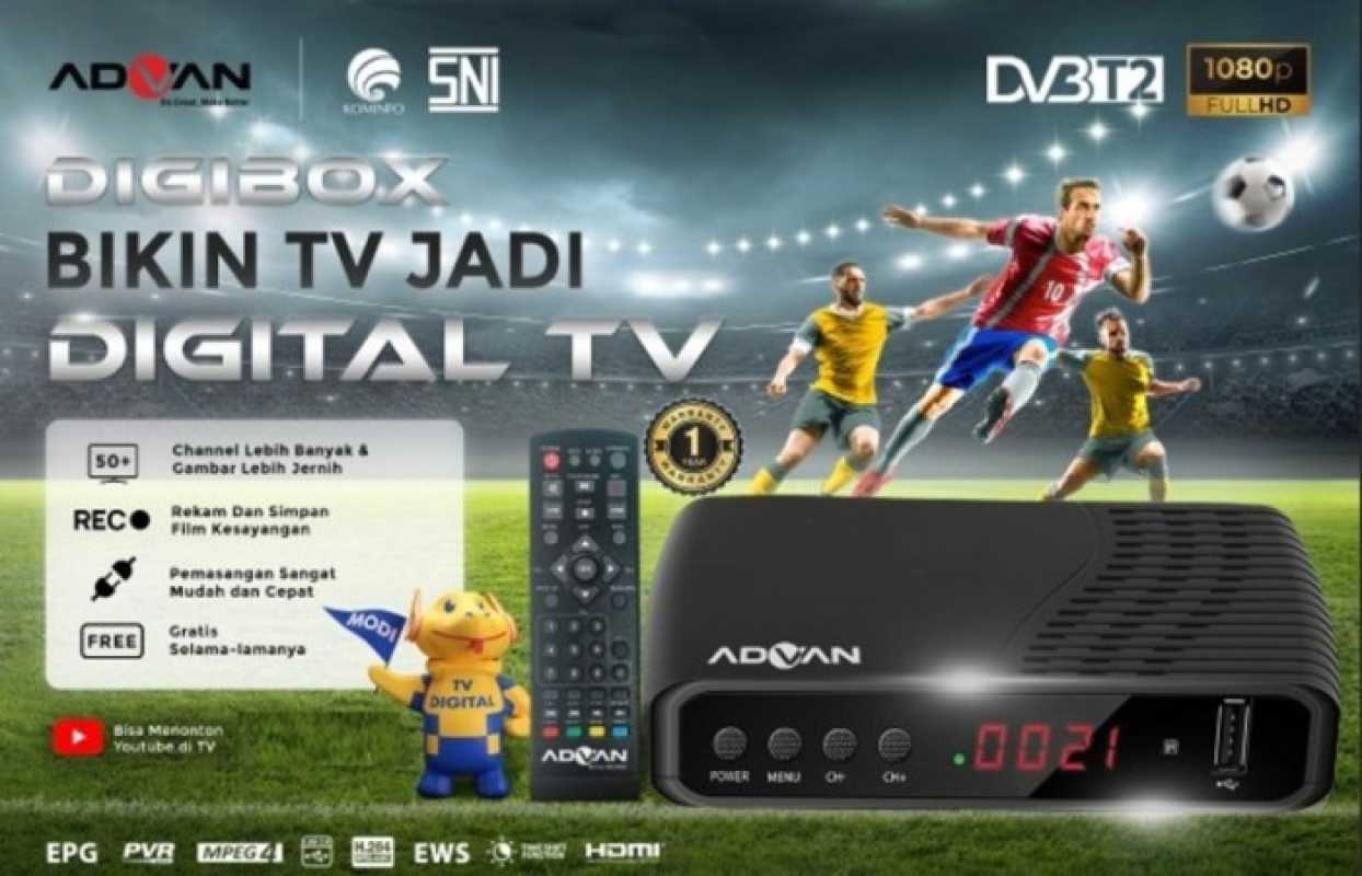 Promo Advan Digibox Stb Set Top Box Tv Digital St01 Resmi Advan Diskon ...