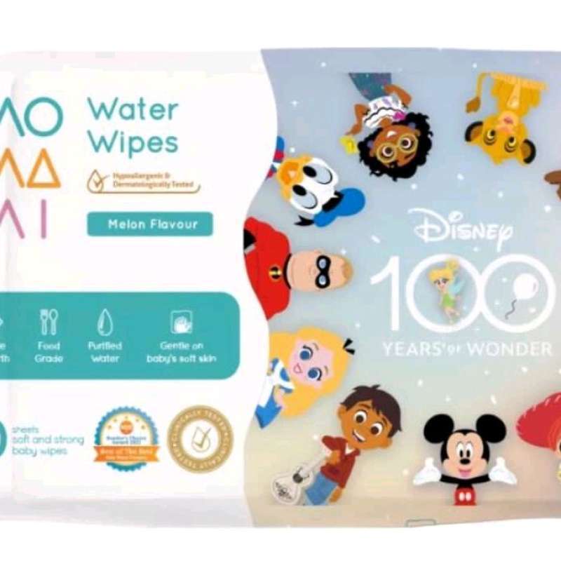 Jual Momami Water Wipes Disney Edition 30 Sheets / Tisu Basah Di Seller ...