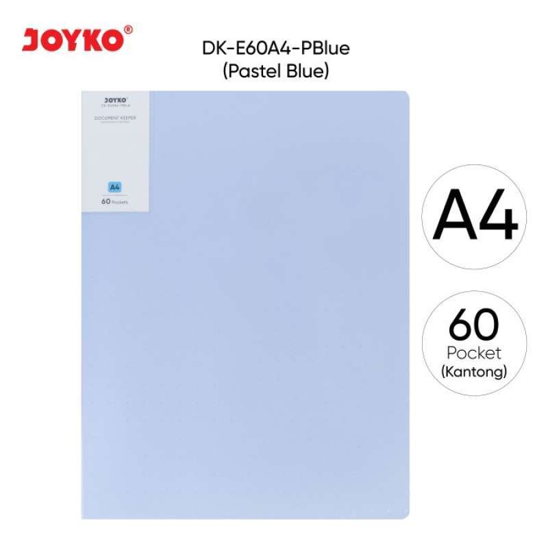 Jual Document Keeper Clear Holder Map File Dokumen Folder Joyko Pastel ...