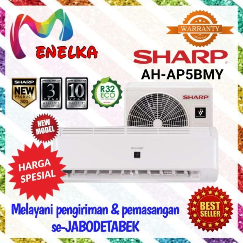 Promo Ac Sharp Ah -ap5bmy 1/2pk R32 Garuda Series Plasmacluster Unit Only Diskon 33% Di Seller ...