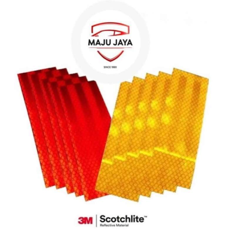 Promo Stiker Sticker 3m Reflektif Reflektor Mobil Box Truk Kir Dishub ...