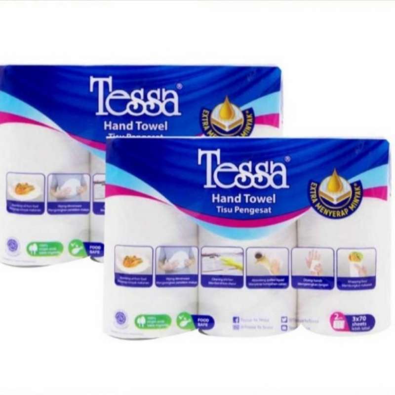Jual Tissue Tessa Kitchen Towel/hand Towel 3 Roll/tisue Dapur /tisu ...