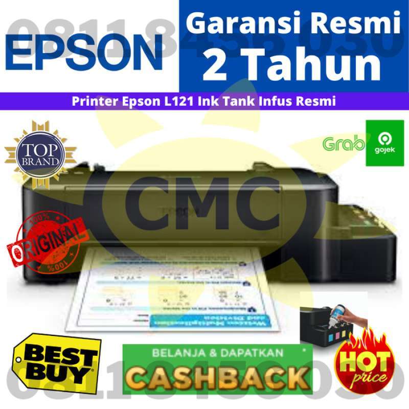 Promo Printer Epson L121 L 121 Pengganti Printer Epson L120 L 120 Resmi Diskon 9% Di Seller ...