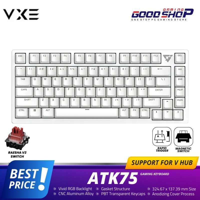Jual Vxe Atk75 / Atk 75 Rapid Trigger Magnetic Switch Mechanical ...