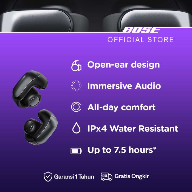 Promo Bose Ultra Open Earbuds Open Ear Bluetooth Wireless Earclip ...