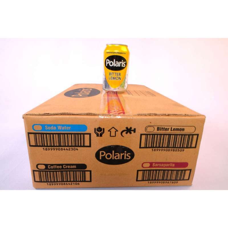 Jual Polaris Minuman Bersoda Kaleng - Bitter Lemon [24 Kaleng/karton X ...