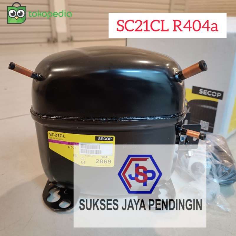 Promo Compressor Secop Sc21cl R404a / Kompresor Secop Sc21cl Freezer ...